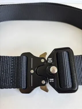 Accessories | Black Tactical Nylon Webbing Adjustable Belt With Quick ...